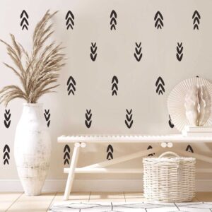 geometric wall decals arrow wall stickers modern wall decal minimalist stripes wall stickers removable peel and stick wall decals for nursery bedroom living room