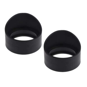 tehaux binocular lens caps 2pcs eyepiece cover eyepiece guard soft rubber 37mm diameter stereo microscope accessory for 32-37mm stereo microscope (oblique angle) binocular lens covers 1