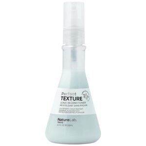 naturelab. tokyo perfect texture leave-in conditioner & detangler: heat and color protection, leave-in hair treatment to hydrate and strengthen damaged, tangled curly or wavy hair i 4.06 oz / 120ml