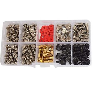 hard disk diy motherboard pc personal computer assemble case fan hand screw bolt standoff washer set assortment kit box 227pcs dajikan