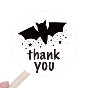 240 pcs bat thank you stickers,funny small business envelopes stickers for business packages/handmade goods/bags,halloween theme small shop business stickers for envelopes seals