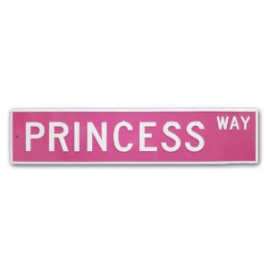 girls bedroom decor | princess room decor | beautiful princess gifts | pink wall decor | princess way street sign gifts for girls | girl birthday gifts | gifts for 4 year old girl | gifts from grandma