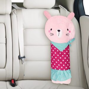 itoda cute cartoon car seat belt cover pads, shoulder seatbelt safety strap wrap cushion universal backpack stroller airplane soft pillow travel neck protector for adults and children