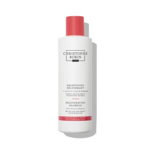 christophe robin regenerating shampoo with prickly pear oil for dry, damaged and chemically treated hair 8.4 fl. oz