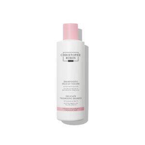 christophe robin delicate volumizing shampoo with rose extracts for thin, fine, and flat hair 8.4 fl. oz