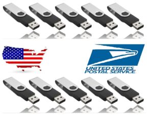 usa, (black) wholesale 10 pack u disk bulk pack usb flash drives swivel thumb drive memory stick (10 pack - 16mb (not gb))