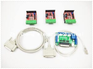 davitu motor driver - 3 axis cnc router kit 3pcs tb6600 4.0a stepper motor driver 5 axis interface board