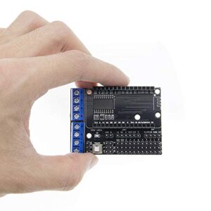 davitu motor driver - esp8266 l293d nodemcu motor shield board 2-channel high power h-bridge l293d esp-12e drive module for car remote