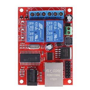 davitu motor controller - p15d lan ethernet 2 way relay board delay switch tcp/udp controller module web server