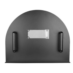 karpevta pizza oven door stainless steel pizza oven door with handle 25''x20'' black fit most outdoor commercial ovens