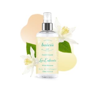 boiess colognes white blossom for moms, babies & kids | natural eau de cologne | clean & fresh scent | children fragrance for soft & sensitive skin | gentle, easy use | size: 8.5 fl oz