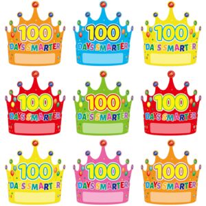 fancy land 36 packs 100 days paper crowns 100th day of school crowns for classroom supplies