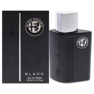 alfa romeo alfa romeo black men edt spray 4.2 oz