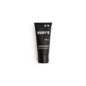 rudy's no. 2 conditioner - repairs and strengthens hair - natural ingredients, sulfate & paraben free (1 fl oz)