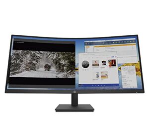 hp 34-inch curved monitor va w-qhd 5ms 100hz display (m34d, black)