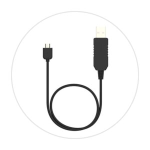 wellue usb charge data cable o2ring and kidso2, pc data cable