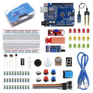 lafvin basic starter kit with r3 ch340,breadboard + retail box compatible with arduino ide