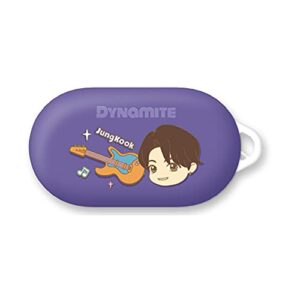 bts official tinytan dynamite 2d colorful series hard case for samsung galaxy buds licensed by big hit entertainment (jung kook)