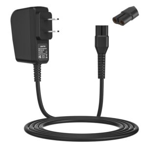 replacement for norelco oneblade a00390 power cord, 4.3v for philips norelco one blade qp2520 charger phillips razor qp2520, qp2520/90, qp2520/72, qp2520/70 qp2620, qg3330, mg5700 charging cable