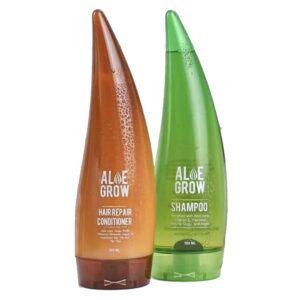 roju aloe grow shampoo and conditioner, 300ml (each)