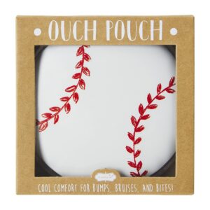 mud pie baby boys' accident ouch pouch, baseball