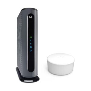 motorola mh7601 advanced wifi 6 router + mb8611 multi-gig docsis 3.1 cable modem - bundle