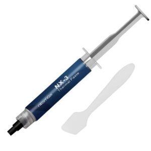 nx-3 thermal compound paste 8.5 w/mk, carbon based high performance heatsink paste, cpu for all coolers, 4 grams with tool