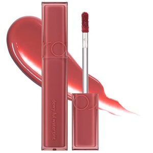 rom&nd dewy·ful water tint 03 if rose |glossy| high pigment|moisturizing| non-sticky|hydrated lips|colorful shades|high shine|0.18oz