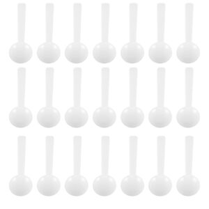 100pcs micro labs liquid measuring 1 gram static plastic tiny scoop for home laboratory kitchen