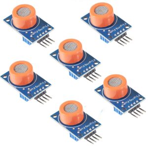 6pcs mq-3 mq3 alcohol sensor module breath gas detector ethanol detection for arduino raspberry pi esp8266 mq2 5v dc