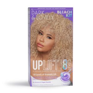 softsheen-carson interbeauty dark and lovely® uplift bleaching kit with powder, developer, and toner for blonde hair