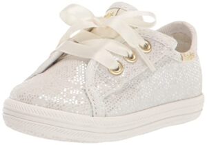 keds kids baby kickstart crib celebrations sneaker, ivory, 3 us unisex infant