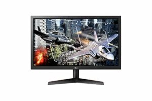 lg 24" fhd gaming monitor amd freesync 1920x1080 hdmi dp 144hz 1ms (24gn50w-b)