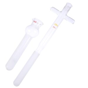 baluue glass tissue cell tissue homogenizer with lab pestle lab glass tube lab utensils 20ml