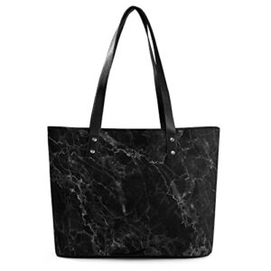 womens handbag marble texture leather tote bag top handle satchel bags for lady