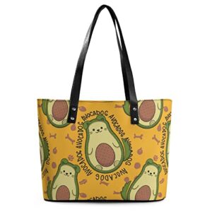 womens handbag avocado pattern leather tote bag top handle satchel bags for lady