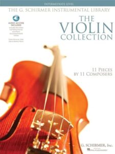 the violin collection - intermediate level book/online audio (g. schirmer instrumental library)