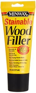 6 oz minwax 42852 natural stainable wood filler interior/exterior wood filler