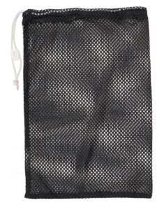 champion sports mesh sports equipment bag, black, 24x36 inches - multipurpose, nylon drawstring bag with lock and id tag for balls, beach, laundry