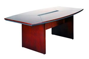 mayline corsica conference table, 6', sierra cherry veneer