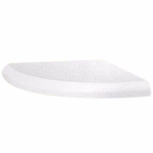 swanstone es-2-010 corner soap dish, white finish