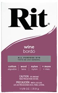 rit all-purpose powder dye, wine