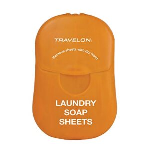 travelon laundry soap sheets, 50-count