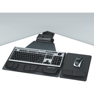 fellowes professional series corner executive keyboard tray (8035901)