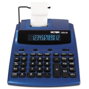 victor 1225-3a 12 digit commercial printing calculator