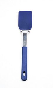 rsvp international kitchen tool collection flexible nylon spatula, stainless steel handle, 10.75x2", blue