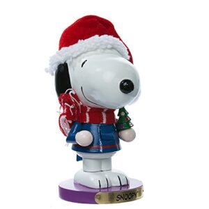 peanuts kurt adler pn6801l snoopy nutcracker, 10-inch