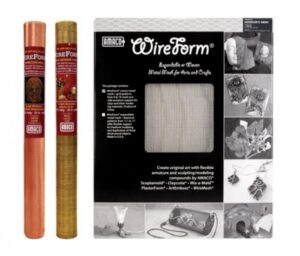 amaco wireform 16x20 copper 1/4" wire form metal 1620 copper14, copperform mesh, silver