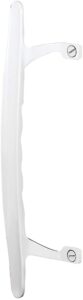 prime-line c 1196 6-5/8 in. white painted diecast sliding patio door pull handle (single pack)