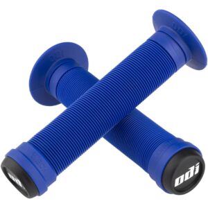 odi bmx long neck st grips, bright blue